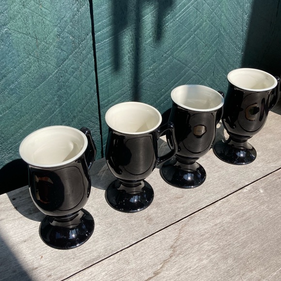 Hall | Kitchen | Vintage Set Of Four Hall Irish Coffee Mugs With ...